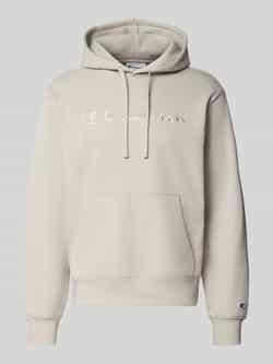 Champion Relaxed Fit Hoodie aus Baumwoll-Mix mit Label-Stitching