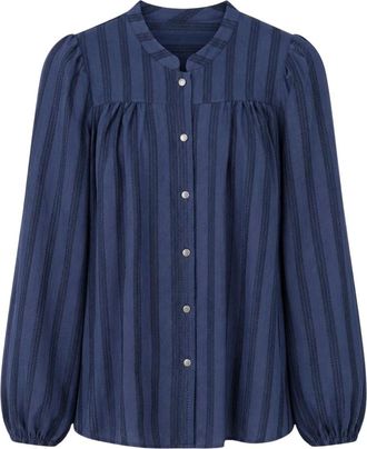 2-Biz Julie Blouse - Femme - Blouses et Chemises - Bleu - Taille: 42 FR