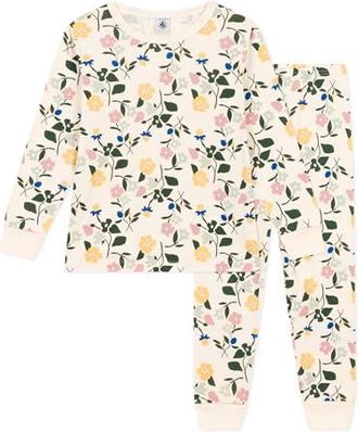 Petit Bateau Fille A09fr Pyjama, Avalanche/Multico, 2 Ans EU