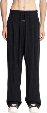 Fear of God Homme, Pantalons, Noir, Taille: M Tencel Nylon Drawstring Straight Pant