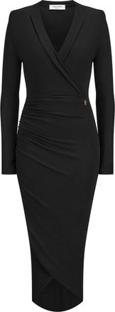 Nicowa Midikleid EWONA, aus weichem Viskose-Strick, Model tr&auml;gt Gr&ouml;&szlig;e 34