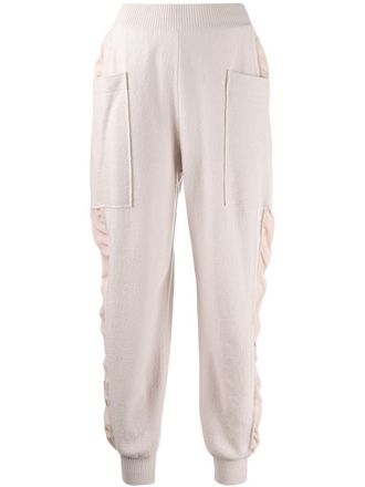 Stella McCartney Hoch sitzende Jogginghose - Rosa