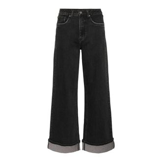 Gestuz Jean large - Femme - Jeans - Noir - Taille: W27 L32