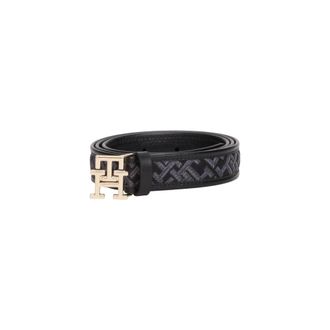 Tommy Hilfiger Femme, Accessoires, Noir, Taille: ONE Size Ceinture Imprim&eacute;e en Polyester avec Motif