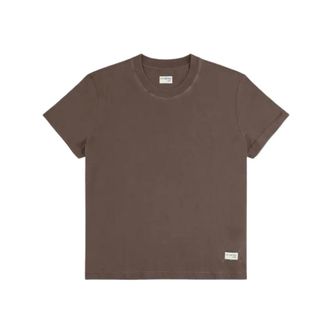 Fay Homme, Tops, Brun, Taille: XL T-shirt &agrave; col rond