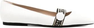 N&deg;21 Femme, Chaussures, Blanc, Taille: 40 EU Ballerina