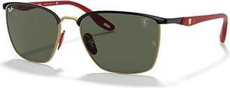 Ray-Ban Rb3673m Scuderia Ferrari Collection Sonnenbrillen Rot Fassung Gr&uuml;n Glas 56-17