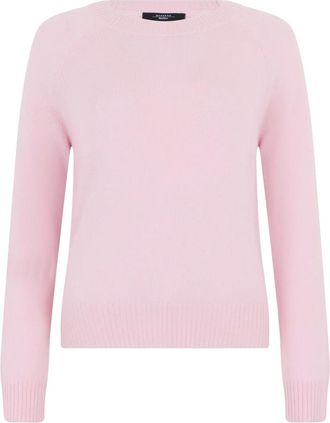 Max Mara Femme, Pulls, Rose, Taille: 42 FR Pull ras du cou en cachemire
