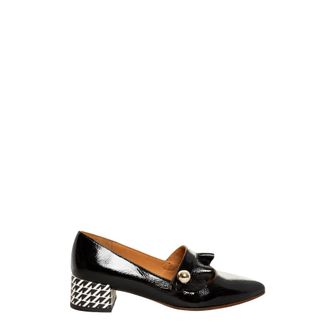 Chie Mihara Mocassins &agrave; talon Jakarta - Femme - Chaussures - Noir - Taille: 37 EU