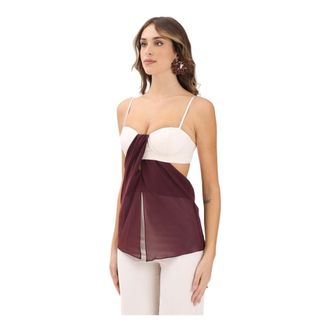 Patrizia Pepe Bustier Top - - Tops - Damen - Mehrfarbig - M