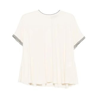Fabiana Filippi Femme, Blouses et Chemises, Blanc, Taille: 40 FR Top