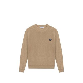 Maison Labiche Pull Grancey patch coeur en coton