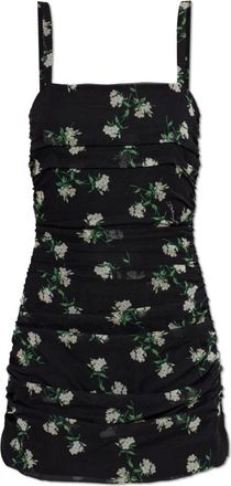 Dolce & Gabbana Femme, Robes, Noir, Taille: 40 FR Robe en soie &agrave; motif floral