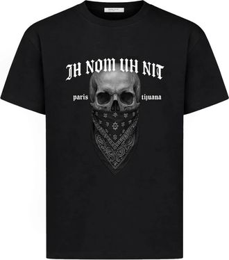 Ih Nom Uh Nit IH NOM UH Nit, Homme, Tops, Noir, Taille: L Skull 20 Print T-Shirt