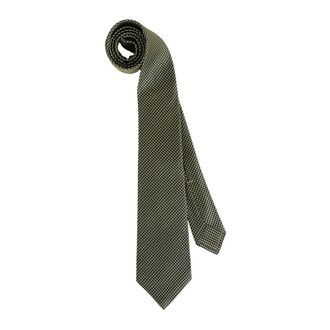 Kiton Homme, Accessoires, Vert, Taille: ONE Size Cravate en soie &agrave; motifs