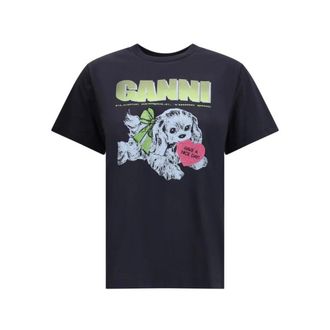 Ganni Damen, Oberteile, Schwarzk, XSGr&ouml;&szlig;e