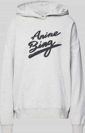 Anine Bing Oversized Hoodie mit Label-Print