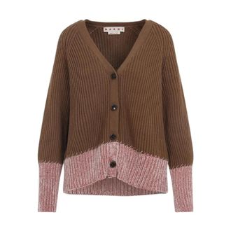 Marni Stilvolle Strickjacke - - Knitwear - Damen - Braun - S