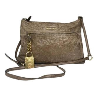 Miu Miu Pre-owned Ledertasche - - Pre-owned - Damen - Braun - ONE SIZE