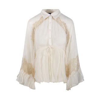 Mes Demoiselles... Femme, Blouses et Chemises, Blanc, Taille: 36 FR Deccala Blouse