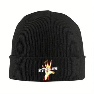 Generic Casquettes de Baseball pour Hommes Hommes, System Metal Band Casquettes tricot&eacute;es pour Femmes Hommes Skullies Beanies Casquette dHiver S.O.A.D Bonnets