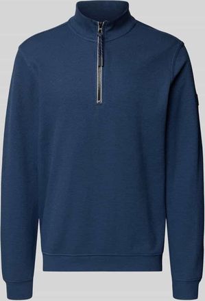 Lerros Regular Fit Troyer mit Stehkragen und Rei&szlig;verschluss