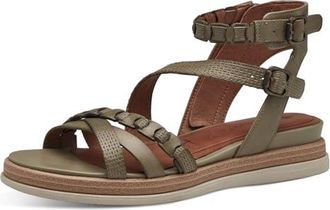 Tamaris Sandales compensées pour femme 1-28210-44 Sage 37 EU, sauge, 37 EU