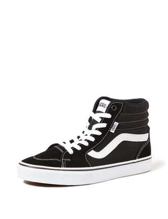 Vans Damen Filmore Hi Sneaker, Suede Canvas Black White, 34.5 EU