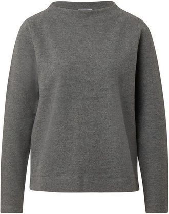 s.Oliver Sweatshirt Sweatshirt Weiches Sweatshirt mit Stehkragen