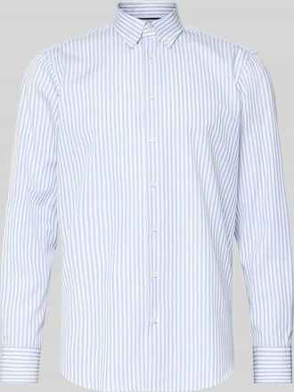 Christian Berg Regular Fit Business-Hemd mit Knopfleiste