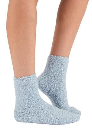 Damart Chaussettes De Lit Thermique Thermolactyl Femme Bleu Taille 36/38