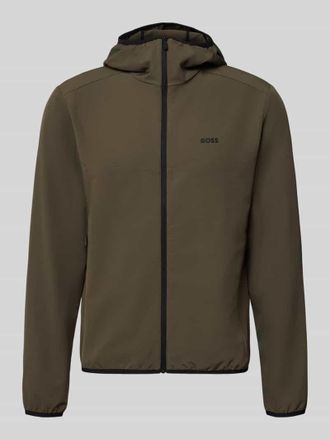 HUGO BOSS Slim Fit Trainingsjacke mit Label-Patch Modell CommuterPro
