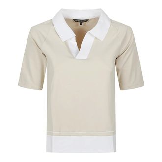 Goldbergh Goldbergh, Femme, Tops, Beige, Taille: 36 FR Piccola Polo Top
