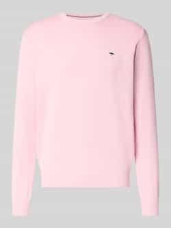 Fynch-Hatton Strickpullover mit gerippten Abschl&uuml;ssen