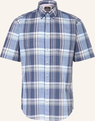 Fynch-Hatton Fynch-Hatton Kurzarm-Hemd Regular Fit blau