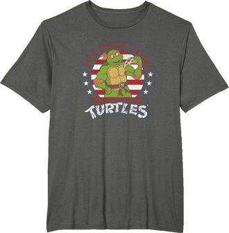 Teenage Mutant Ninja Turtles Michelangelo American Flag T-Shirt