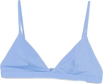Polo Ralph Lauren Femme, Maillots de bain, Bleu, Taille: 42 FR Triangle Bikini Top