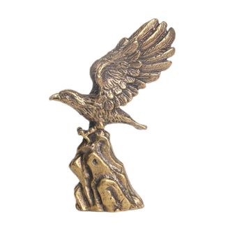 Pretyzoom Messing Vogel Figur Desktop Ornament Retro Tischdekoration Realistisch Lebendig F&uuml;r Wohn Und B&uuml;rodekoration