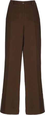 P.A.R.O.S.H. P.a.r.o.s.h., Femme, Pantalons, Brun, Taille: 36 FR Raisa Pantalons