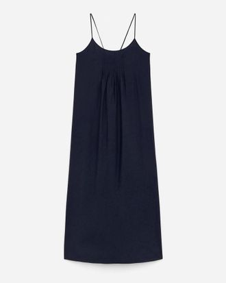 Arket Kleid Mit Bindedetail -Blau
