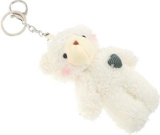 BESPORTBLE Milisten Porte-Cl&eacute;s Dessin Anim&eacute; Ours en Peluche Anneau M&eacute;tallique Pendentif pour Paquet &agrave; Main ou Paquet &agrave; Dos Femme Breloque Esth&eacute;tique pour Cl&eacute;s de