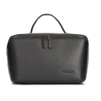Kazar Elegante Leder Kosmetiktasche - - Bags - Herren - Schwarzk - ONE SIZE