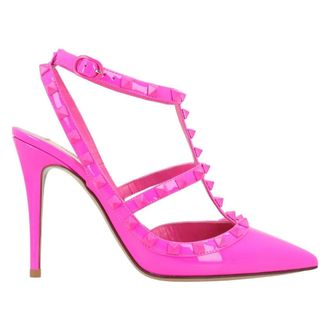 Valentino Garavani Hohe Schuhe - Rockstud Caged Pumps Pink - Gr. 36,5 (EU) - in Rosa - f&uuml;r Damen