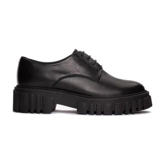 Clarks Schwarze Schn&uuml;rschuhe aus Leder - - Shoes - Damen - Schwarzk - 41 1/2 EU