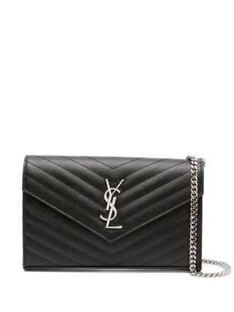 Saint Laurent Cassandre Clutch - Schwarz