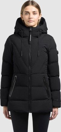 Khujo Steppjacke RABB2 Applikationen aus Kunstleder