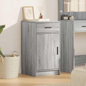 vidaXL Buffet Sonoma gris 40 x 40.5 x 75 cm Bois ding&eacute;nierie Vidaxl
