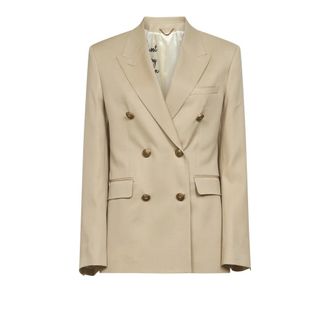 Golden Goose Femme, Vestes, Beige, Taille: 40 FR Blazer crois&eacute;