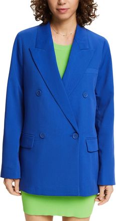 Esprit Esprit Damen 024ee1g307 Blazer, 410/Bright Blue, 36