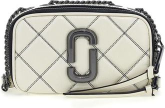 Marc Jacobs The Snapshot, Bag Femme, Blanc/Noir, OS